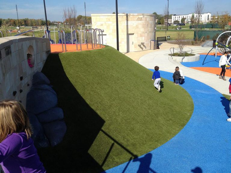 Summit Park - Blue Ash, OH | Playground Grass by ForeverLawn