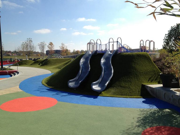 Summit Park - Blue Ash, OH | Playground Grass by ForeverLawn