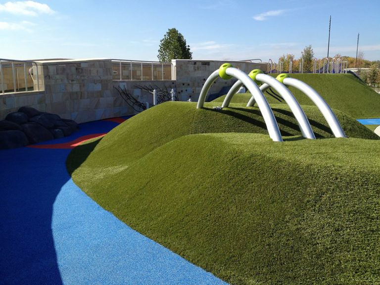 Summit Park - Blue Ash, OH | Playground Grass by ForeverLawn