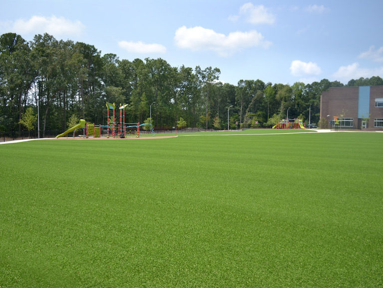 Stough Elementary Synthetic Grass Playground | Playground Grass