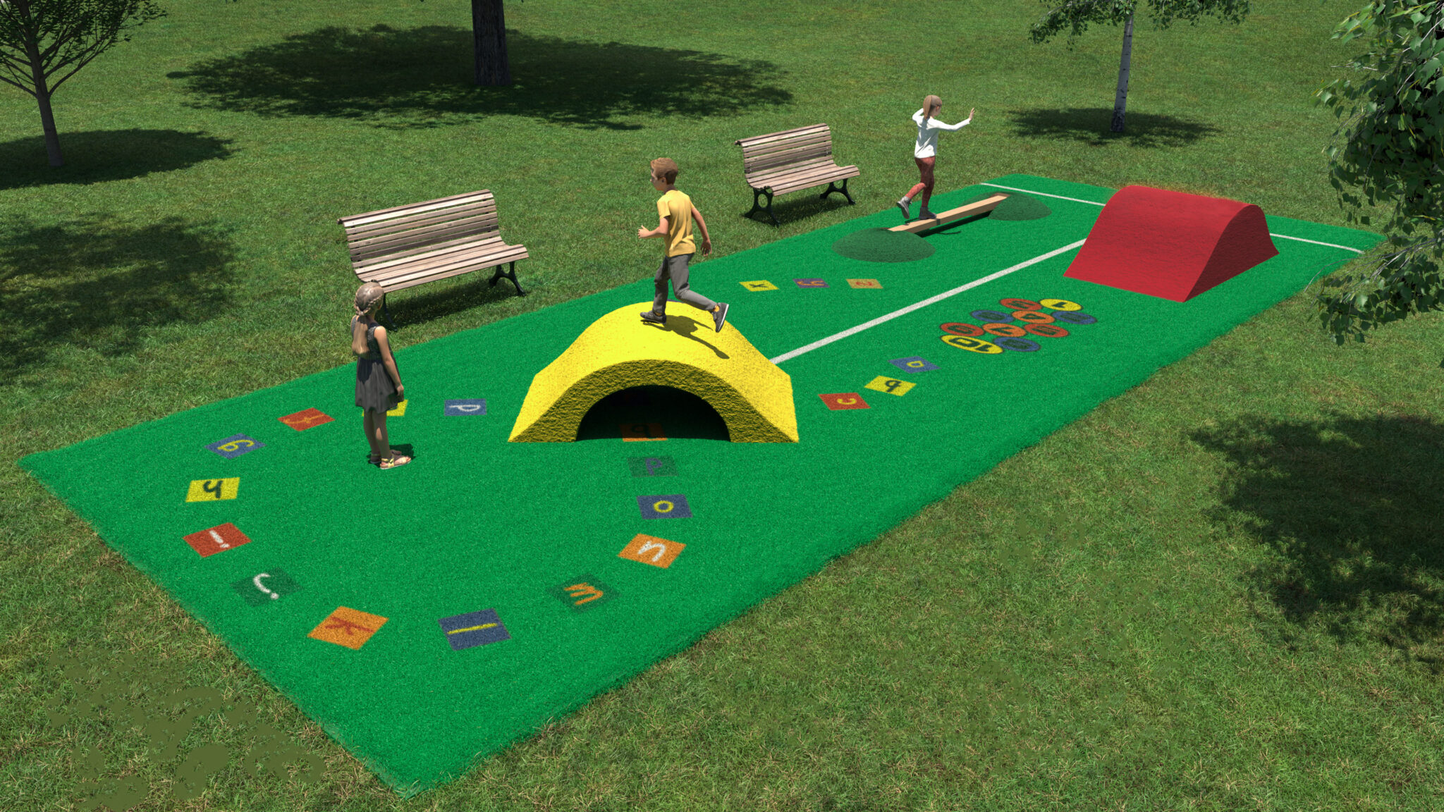 Funscapes | Playground Grass by ForeverLawn