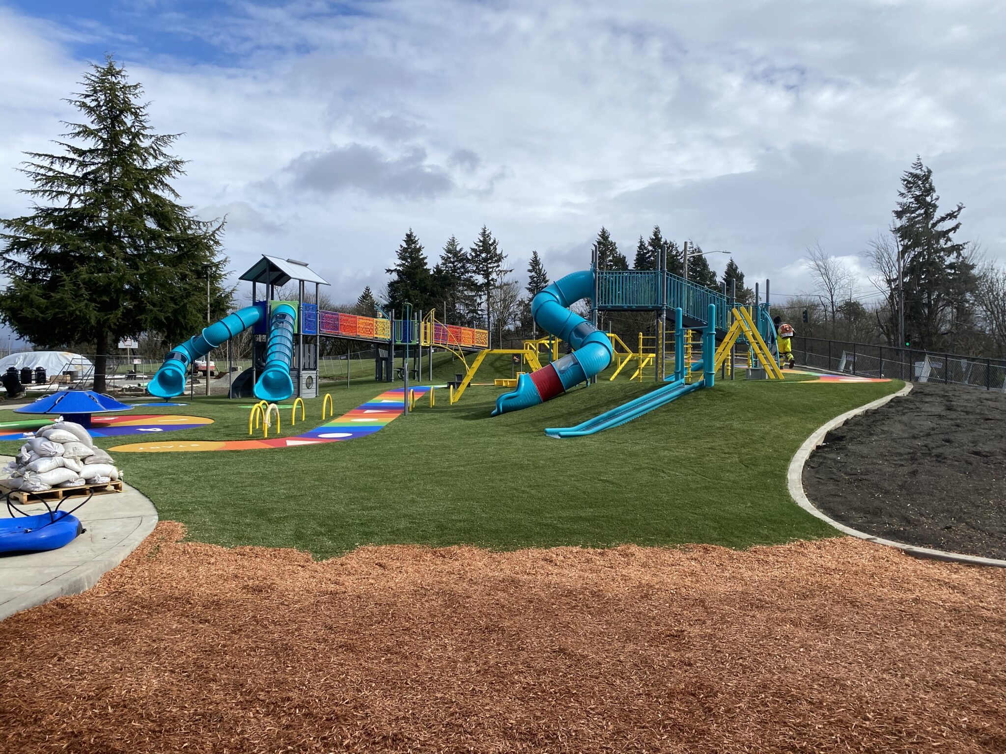 West Fenwick Park Featured Project | Playground Grass