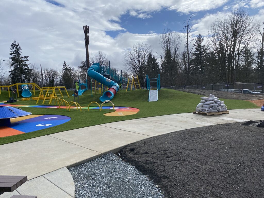 West Fenwick Park Featured Project | Playground Grass